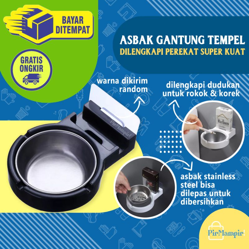 Jual HANGING TOILET ASHTRAY - Asbak Tempat Rokok Korek Api Gantung ...