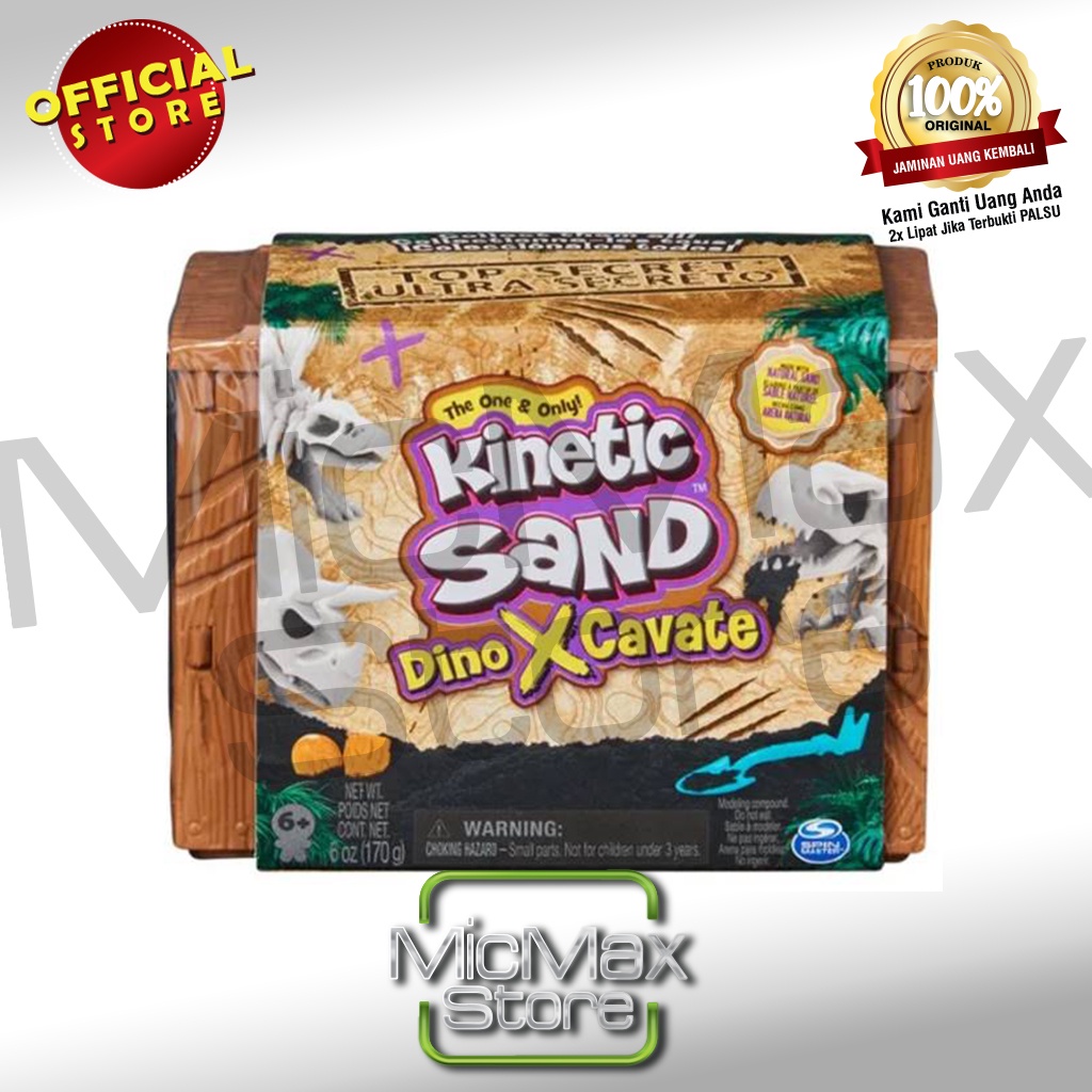 Jual Kinetic Sand Dino X Cavate Spin Master SM6061646 Mainan Edukasi ...