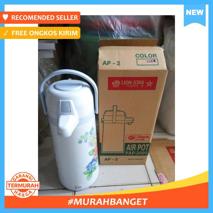 Jual Botol Minum & Termos - (Khusus Gojek) Termos Air Pot (Air Panas) 2 Liter Lion Star Pap 2000 ...