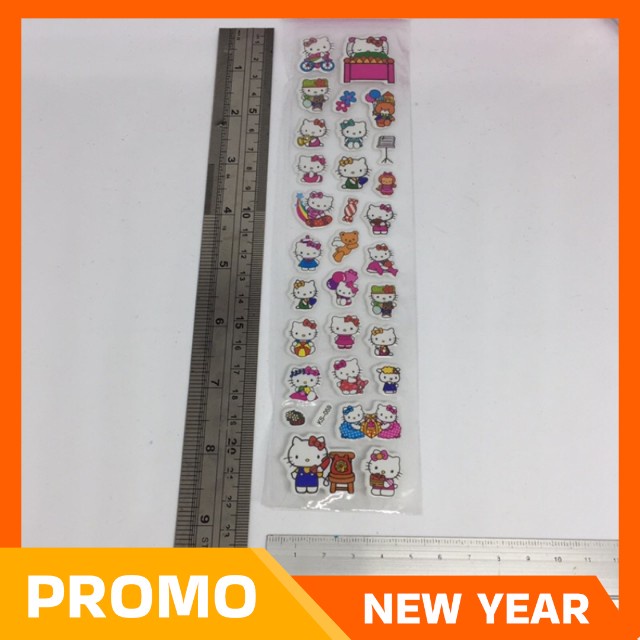 Jual Stiker Panjang Timbul / Stiker Karakter Embose 1 lembar | Shopee ...