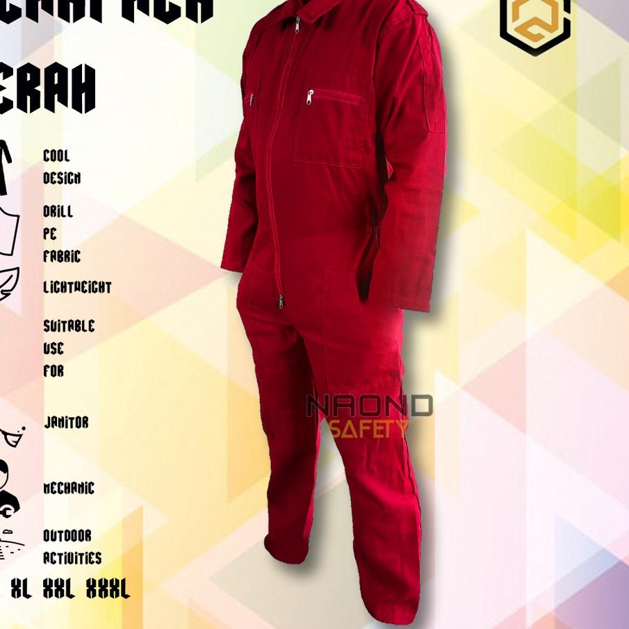 Jual 국 Wearpack Safety Polos/Werpak Polos/Wearpack Janitor/Coveralls ...