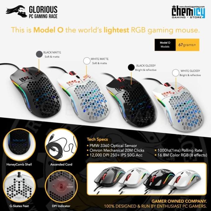 Jual Glorious Model O RGB Gaming Mouse | Shopee Indonesia
