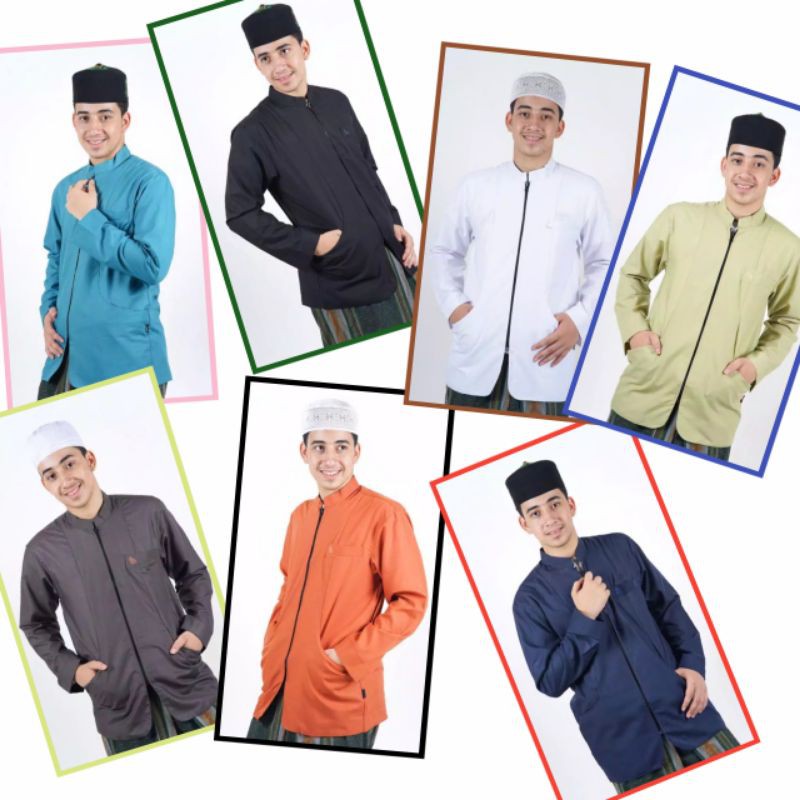 Jual koko Sameh majelis Rasulullah saw No.2 ( Baju Koko Resleting ...
