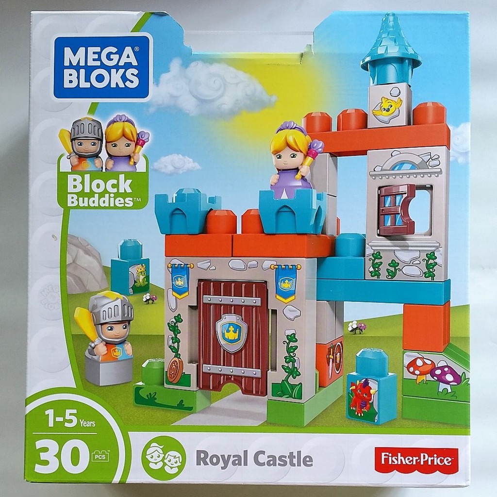 Jual Mega Bloks Storytelling- Royal Castle Original Fisher Price Mattel ...