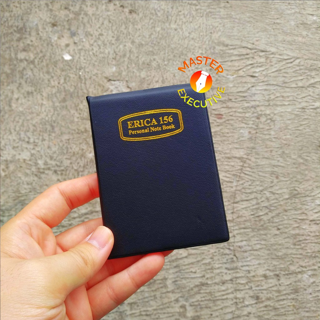 Jual Erica Notes Saku Kecil 156 Hitam Black / Planner / Buku Pocket ...
