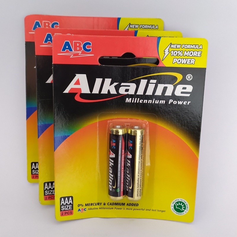 Jual Baterai ABC Alkaline AAA battery / batere / batrei / batu batre ...