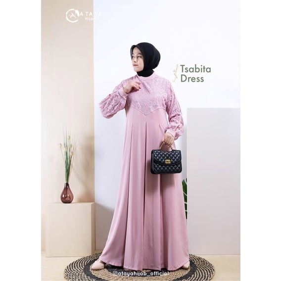 Jual GAMIS TERBARU THAMRIN ATAYA HIJAB TSABITA DRESS LACE BROKAT ...
