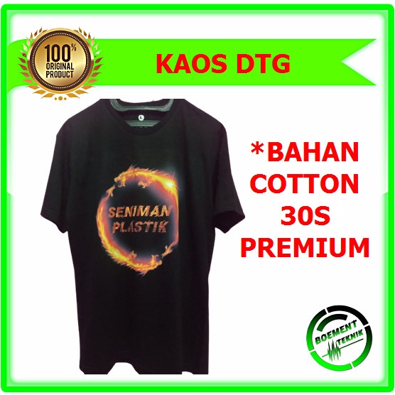 Jual KAOS DTG custom "SENIMAN PLASTIK" | Shopee Indonesia