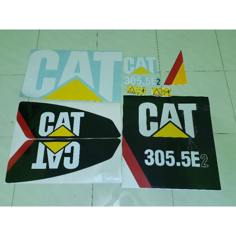 Jual sticker excavators cat 305.5E | Shopee Indonesia