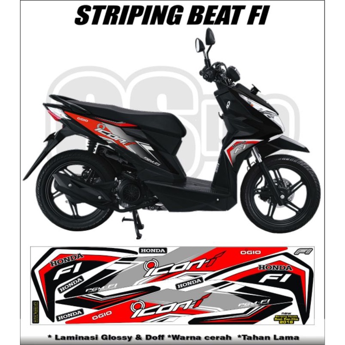 Jual STRIPING BEAT ESP 2017/2018 ICON | Shopee Indonesia