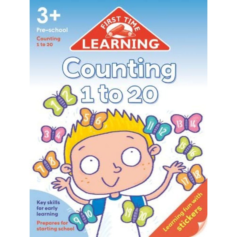 Jual First Time Learning Counting 1 to 20 for Ages 3+ Preschool ...