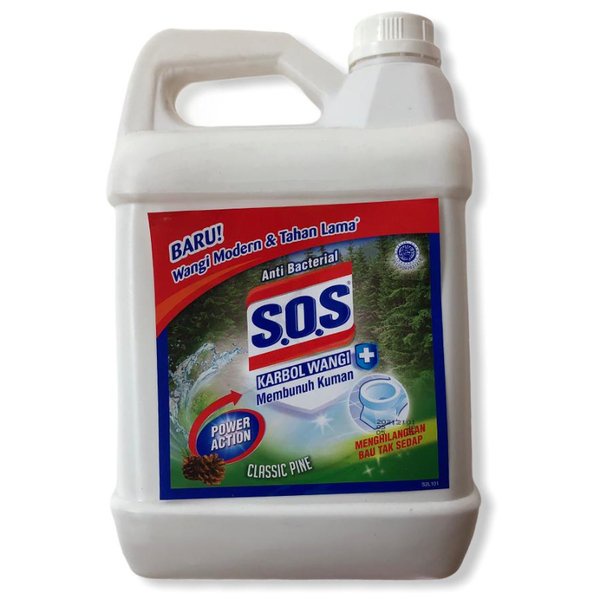 Jual Karbol Sos Pembersih Lantai Sereh Lemon 3 6 Liter Jerigen Karbol