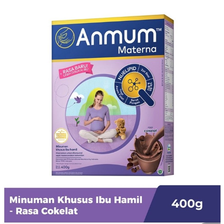 Jual Anmum Materna Susu Ibu Hamil Cokelat 400 g I 100% original ...