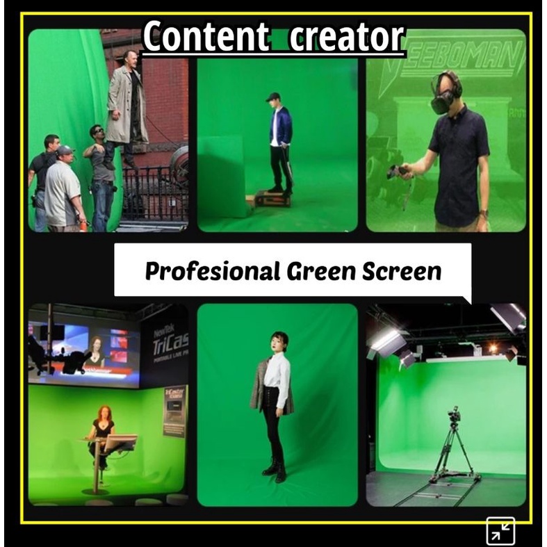 Jual greenscreen 3m*3m green screen | Shopee Indonesia