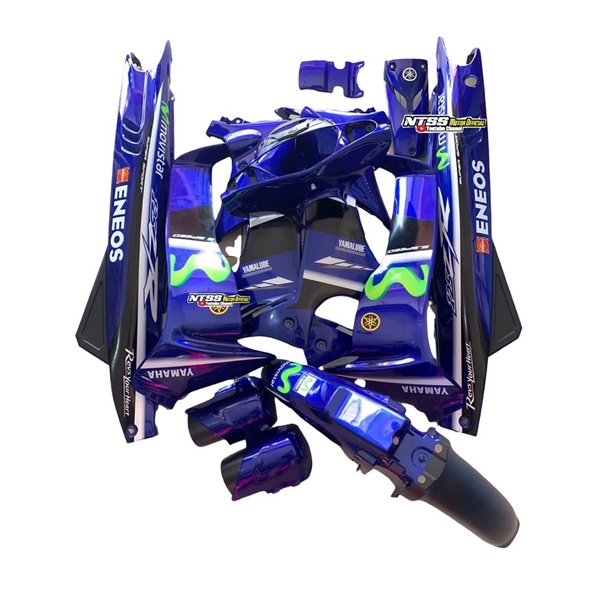 Jual Body bodi yamaha 125z 125zr biru movistar / body bodi 125z / body ...