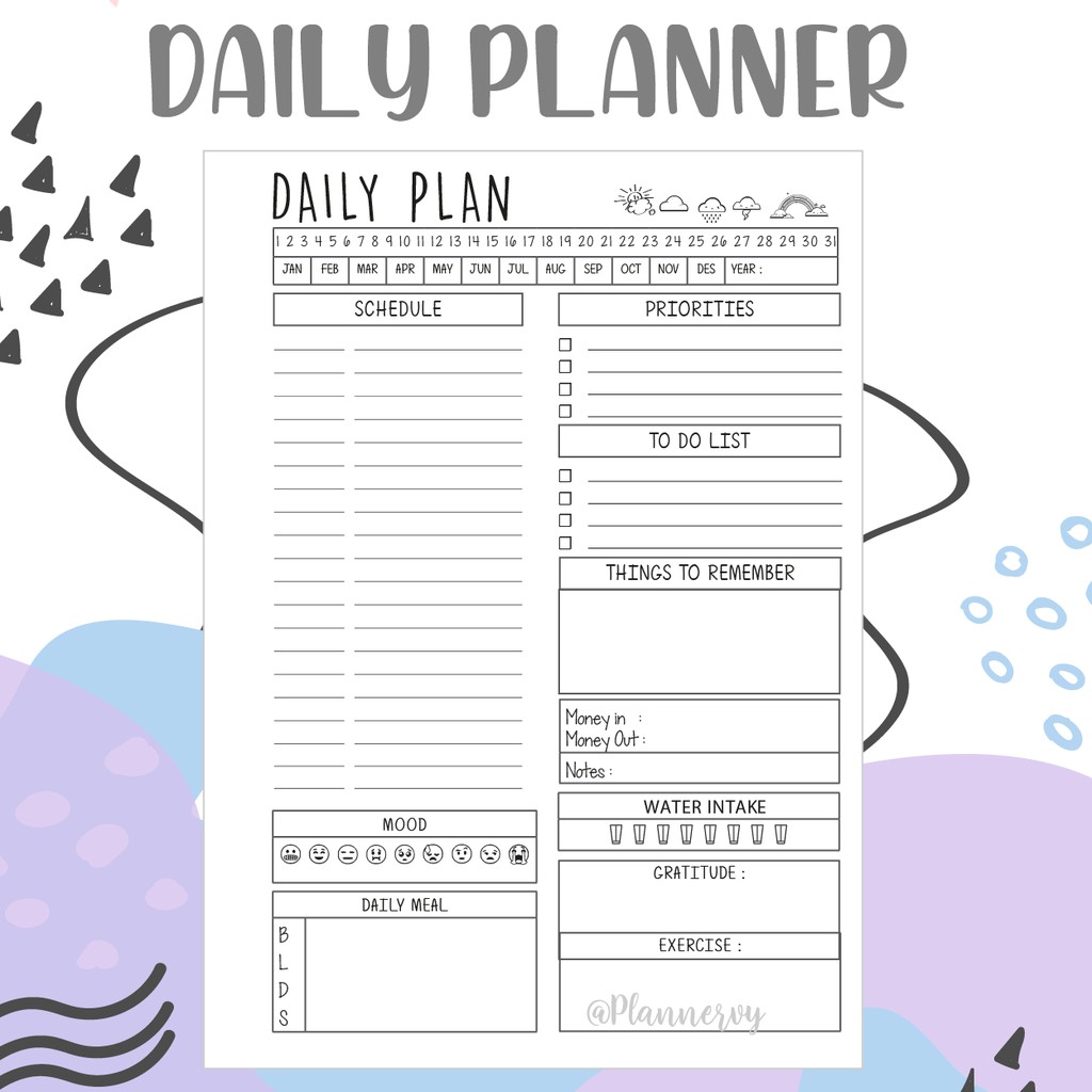 Jual DAILY PLANNER | Shopee Indonesia
