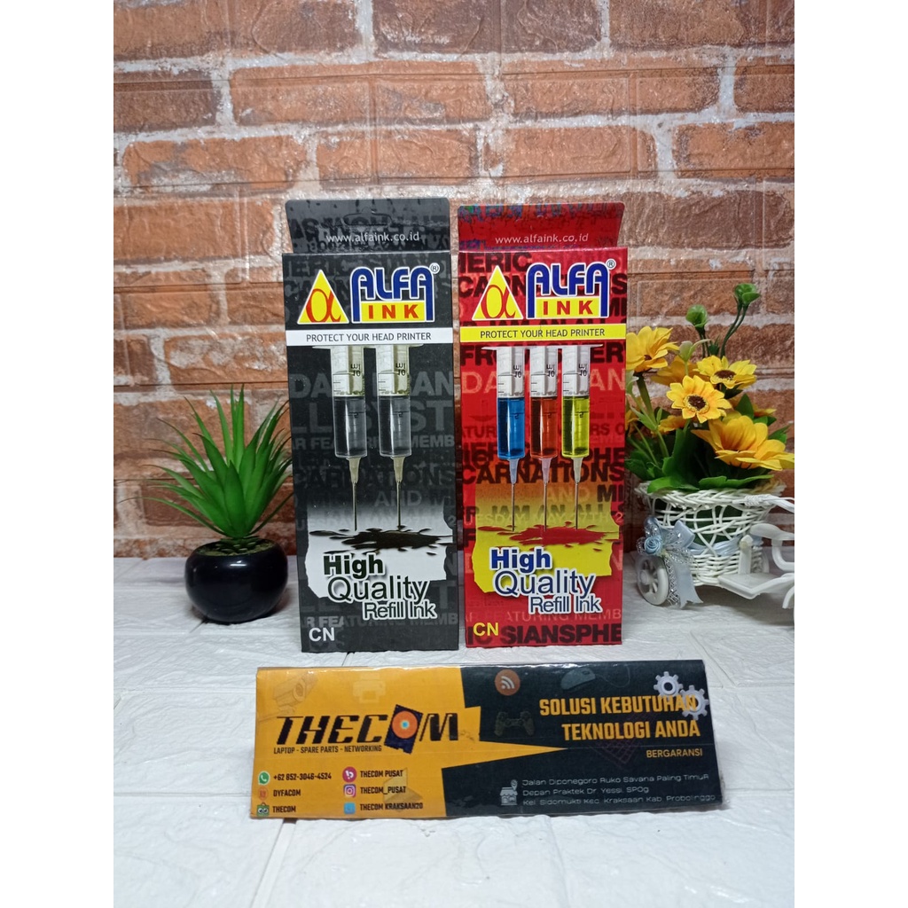 Jual Alfa Ink Tinta Alfaink Printer Canon Reffil Kit Colour dan Black ...