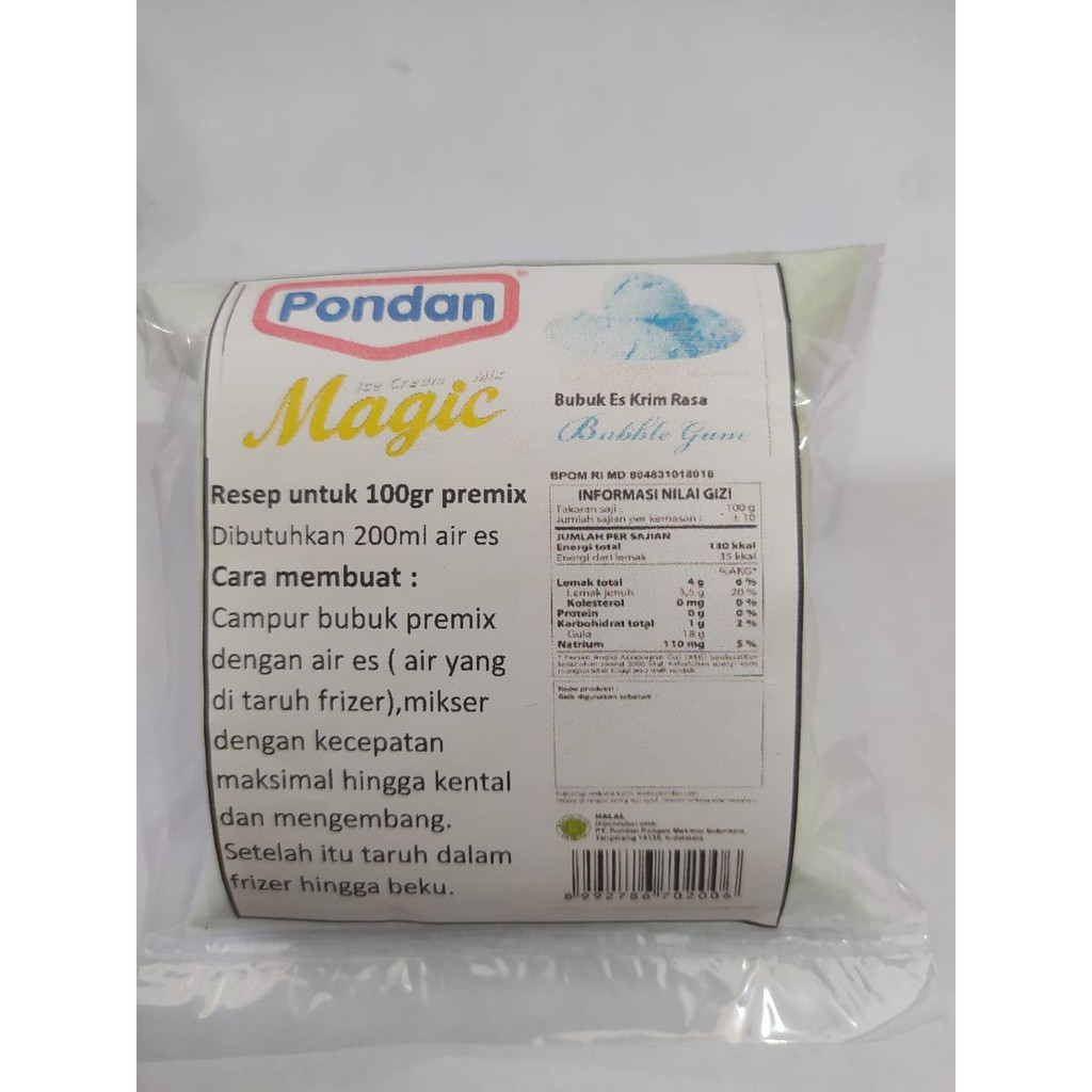 Jual PONDAN BUBUK ES KRIM 100gr/TEPUNG PREMIX ES KRIM | Shopee Indonesia
