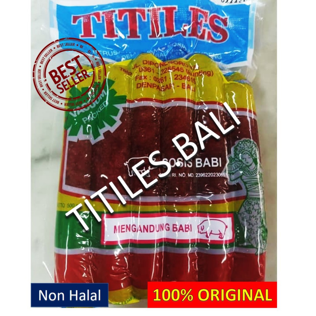 Jual SOSIS BABI TITILES 500GR - LAPCIONG BABI TITILES - ORIGINAL SOSIS ...