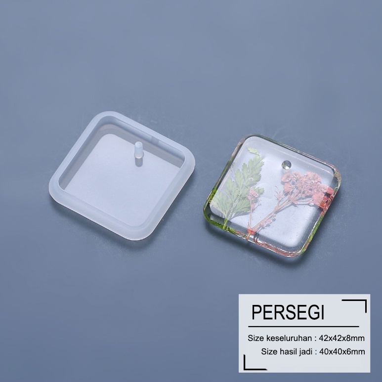 Jual 1pc Cetakan Resin Bentuk Gantungan Kunci Keychain Liontin Pendant ...