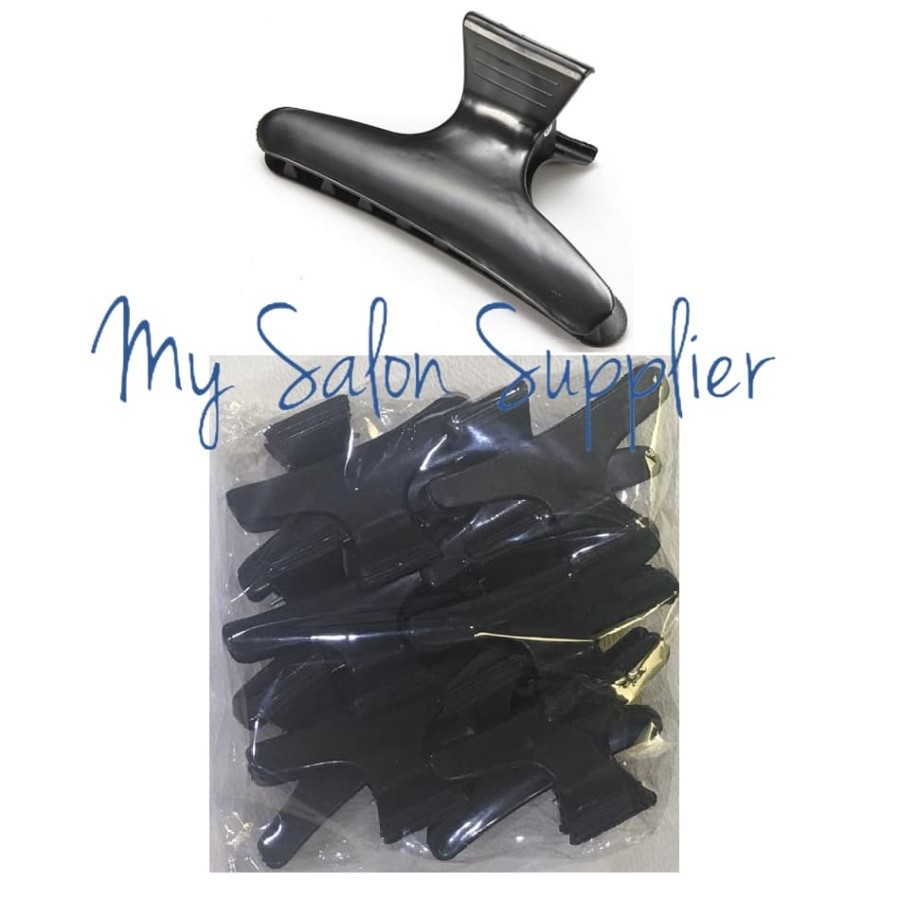 Jual Jepit Rambut Salon Parting Gigi isi 12 Hitam | Shopee Indonesia