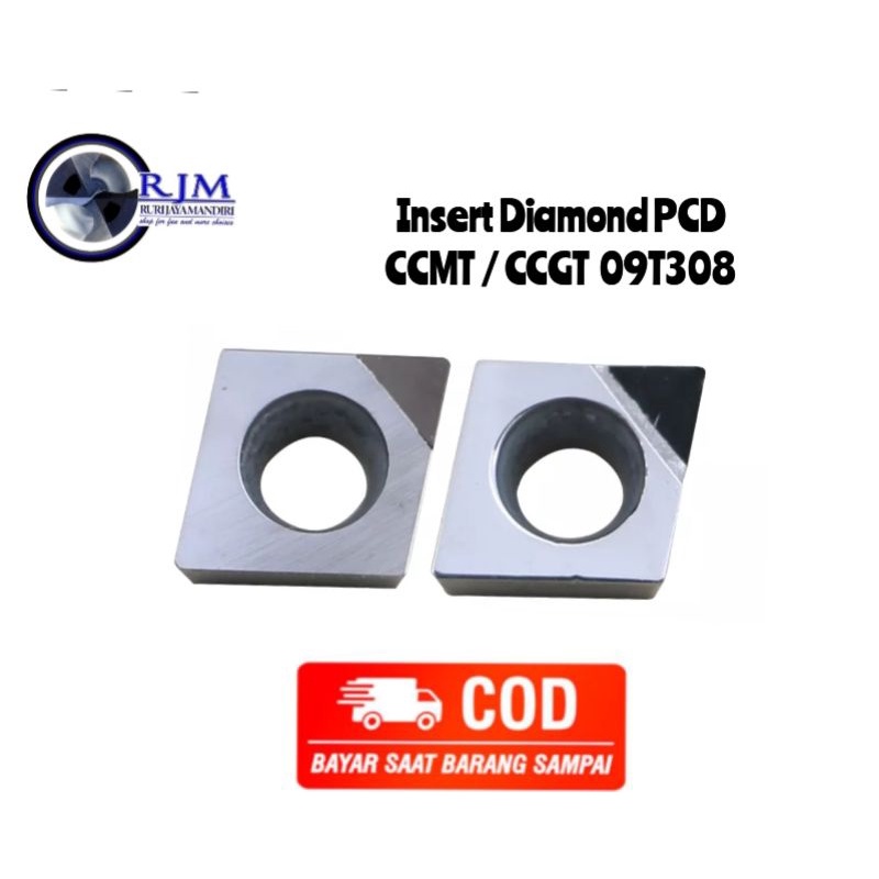 Jual Insert diamond PCD CCGT CCMT 09 R08 for alumunium kilap kinclong ...