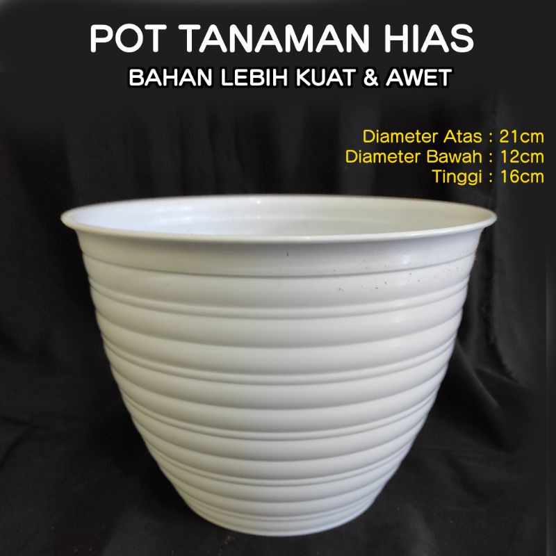Jual Pot Tempat Tanaman Hias Cantik Diameter 21cm | Shopee Indonesia