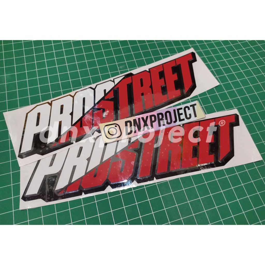 Jual STICKER PROSTREET CUTTING STIKER PROSTREET (3 WARNA/WARNA ORI ...