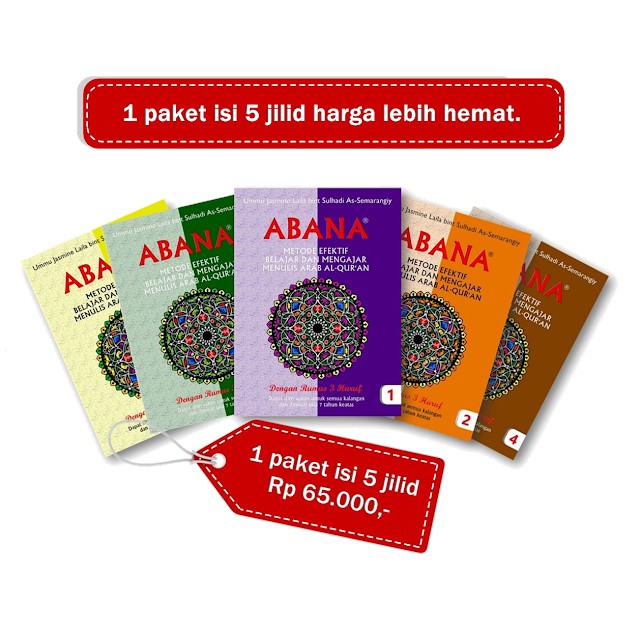 Jual *Distributor* ABANA - Buku Belajar Menulis Arab Hijaiyyah Mudah ...