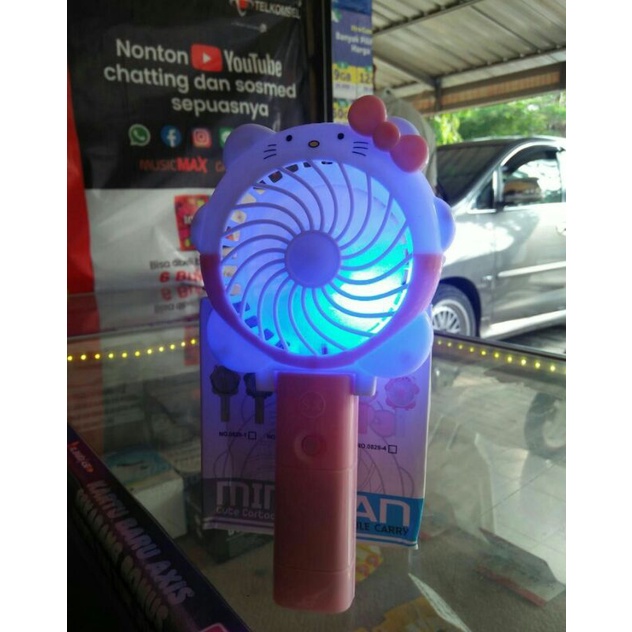 Jual KIPAS MINi LED TANGAN USB PORTABLE CHARGER | Shopee Indonesia