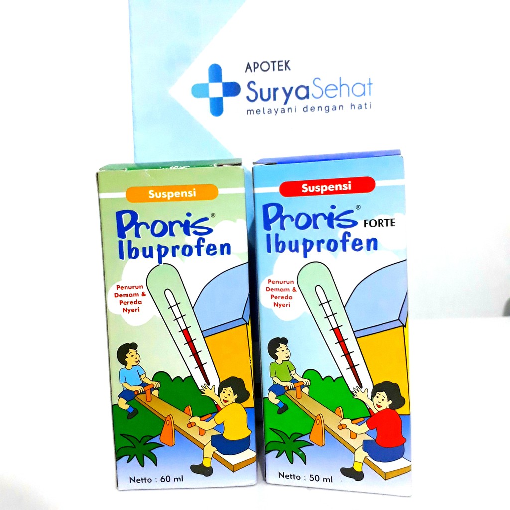Jual Pharos Proris 60 ml/ Proris Forte Suspensi 50 ml Penurun Demam dan ...