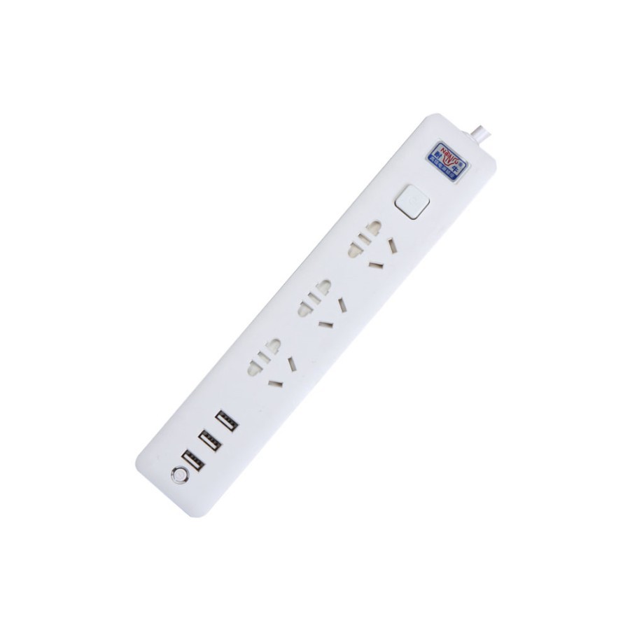 Jual Kabel Sambung 3 Port USB Type F I Stop Kontak Powerstrip Strip ...