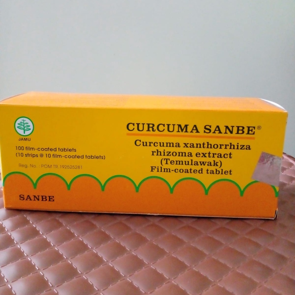 Jual Curcuma Sanbe (1 Box = 10 Strip = 100 pcs) | Shopee Indonesia