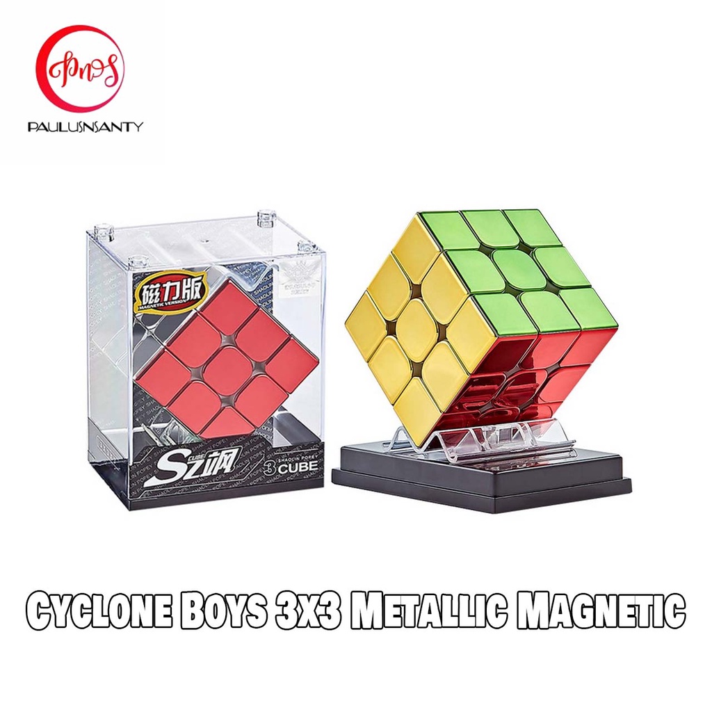 Jual Rubik 3x3 Cyclone Boys 3x3 Metallic Magnetic Stickerless ORIGINAL ...