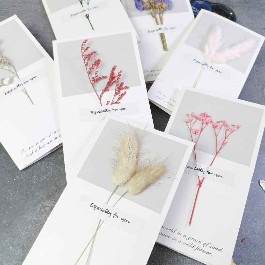 Jual Kartu Ucapan Bunga / Flower Cards | Shopee Indonesia