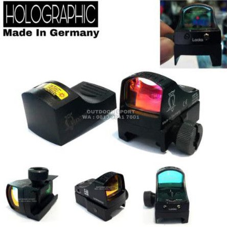 Jual Mini Trijicon Red Dot Sight Made in Germany - Holosight Dot Scope ...