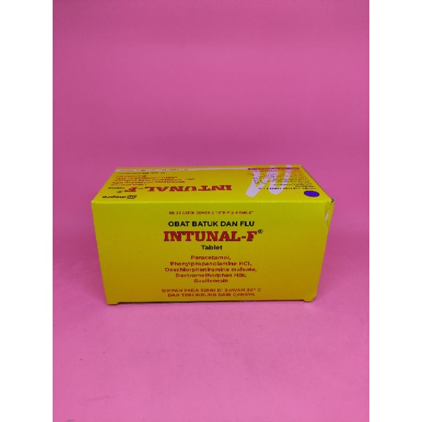 Jual INTUNAL-F BOX 100 Kaplet INTUNAL FORTE-Obat Demam,Batuk & Pilek ...