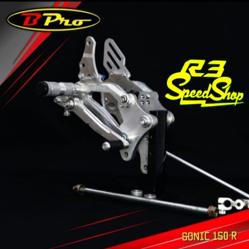 Jual Footstep Underbone BPRO Sonic RS 150 R Plus Adaptor Almu CNC ...