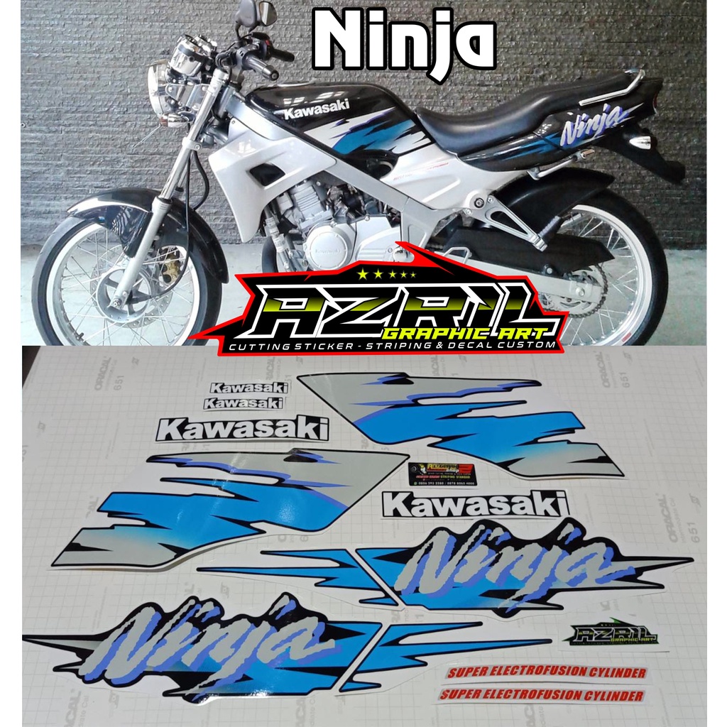 Jual Striping Ninja Kis 1996 HItam | Shopee Indonesia