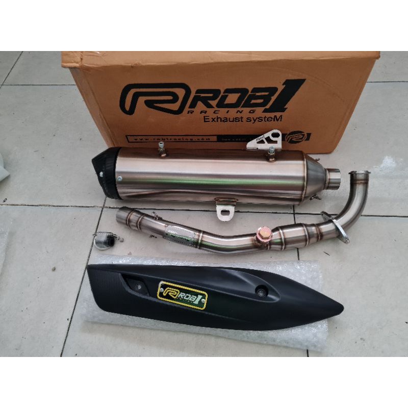 Jual knalpot rob1 vcap megaboom nmax new 2020/aerox new 2021 bore up ...