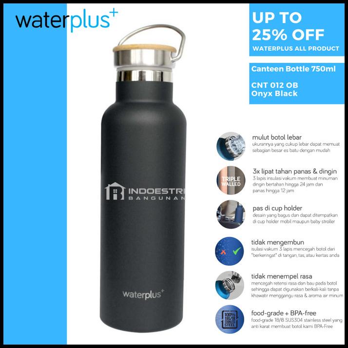 Jual Botol Minum Stainless Steel 304 / Waterplus Cnt 012 Ob (Food Grade ...