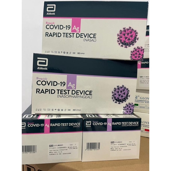 Jual Abbott Antigen Bioquick Naso / Nasal 1 Box isi 25 Pcs | Shopee ...