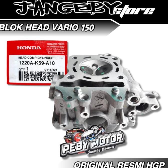 Jual Blok Cylinder Head Vario 150 PCX 150 ADV 150 ORIGINAL Resmi HGP ...