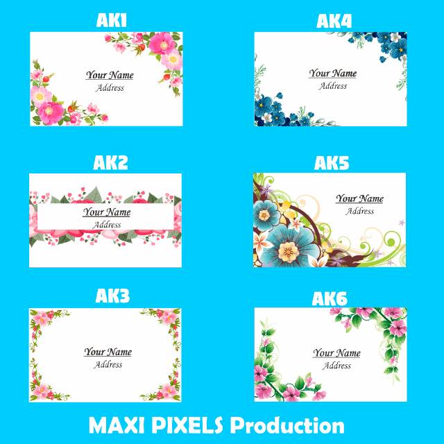 Jual AMPLOP CUSTOM MOTIF BUNGA | Shopee Indonesia