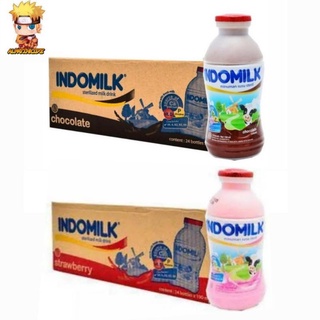 Jual Indomilk Kids Susu UHT Botol Coklat/Stroberi 190ml Isi 24pcs - 1 dus | Shopee Indonesia