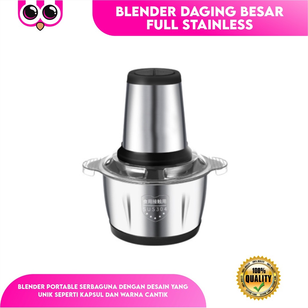 Jual [STAINLESS] BLENDER DAGING BESAR FULL STAINLESS / MEAT GRINDER ...