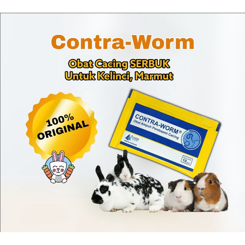 Jual CONTRA WORM Obat cacing hewan kelinci | Shopee Indonesia