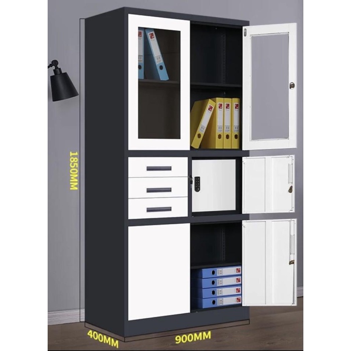 Jual Lemari File Arsip Besi Dengan Safebox / Brankas | Shopee Indonesia