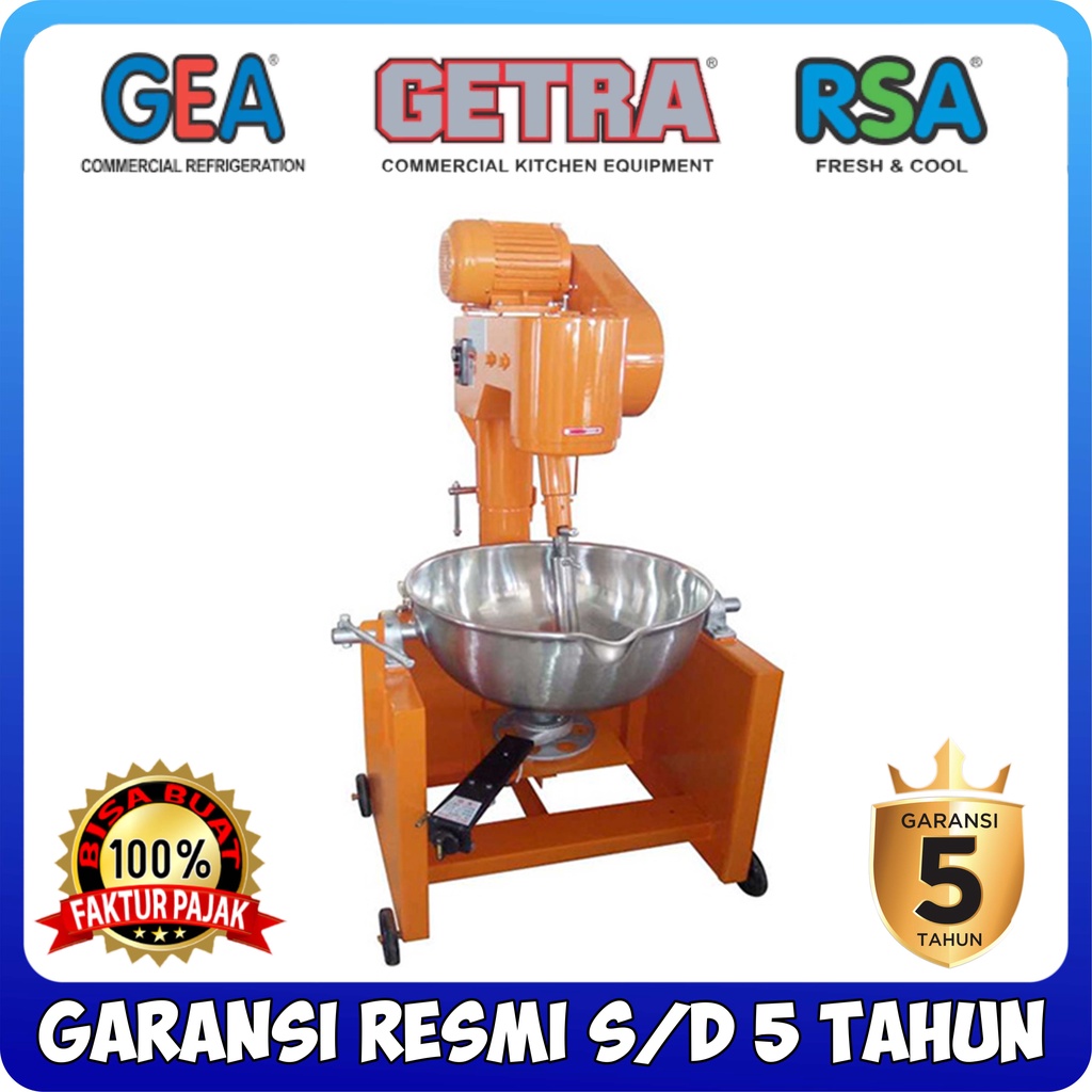 Jual TILTING COOKING MIXER GETRA CMS-200SL MESIN PENGADUK ADONAN DODOL ...