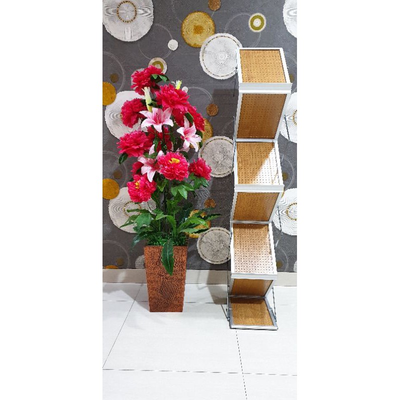 Jual Rak Brosur Elegan kayu (wooded) / Rak Promosi | Shopee Indonesia